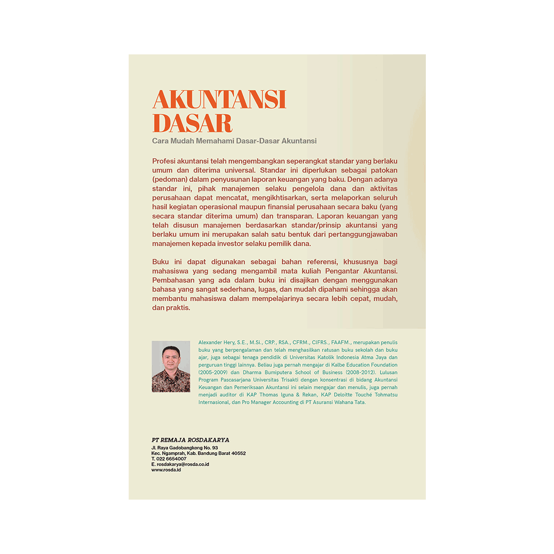 Akuntansi Dasar Cara Mudah Memahami Dasar-Dasar Akuntansi | PT Remaja ...